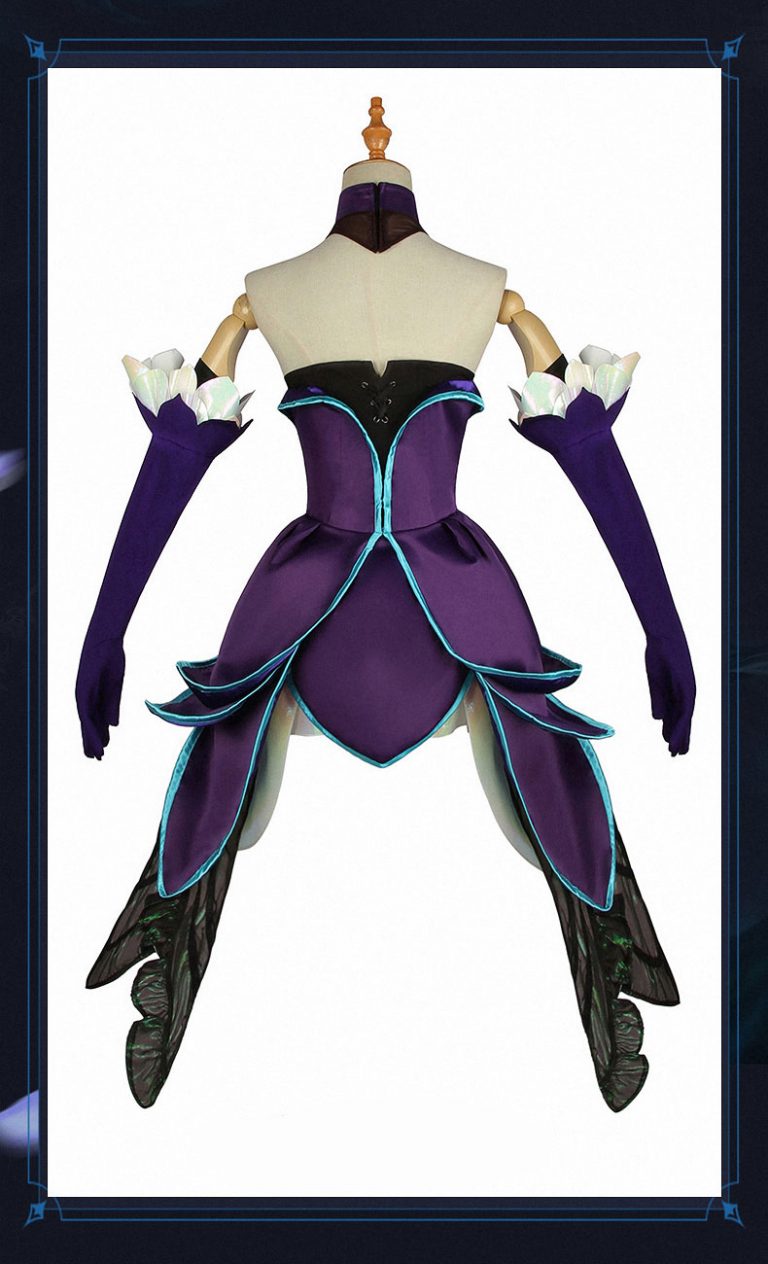 Withered Rose Syndra Cosplay Costume - Rehney