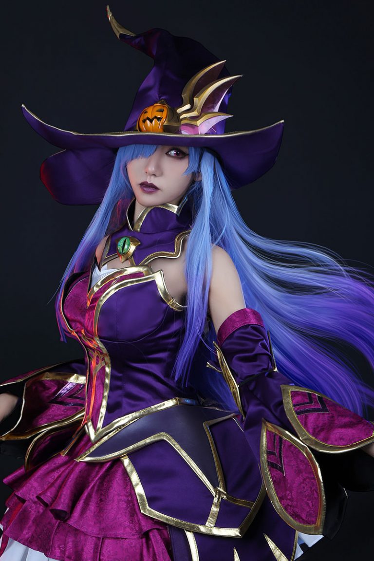 Halloween Bewitching Syndra Cosplay Costume - Rehney