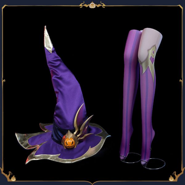 Halloween Bewitching Syndra Cosplay Costume - Rehney