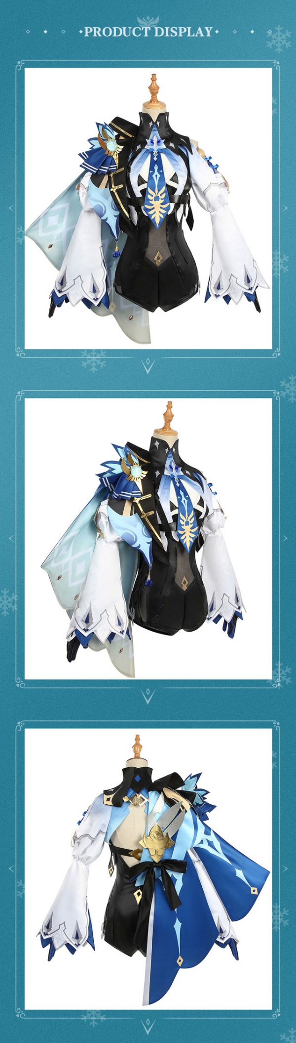 Genshin Impact Eula Cosplay Costume - Rehney