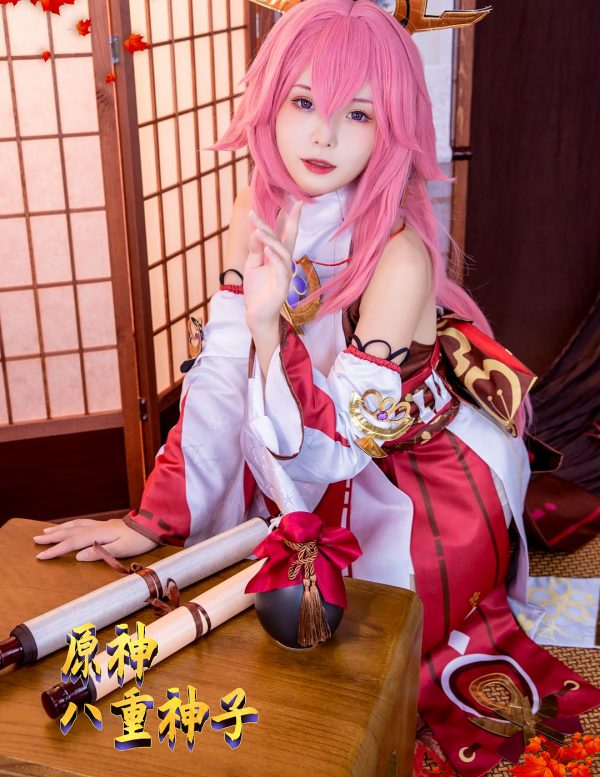 Genshin Impact Yae Miko Cosplay Costume - Rehney