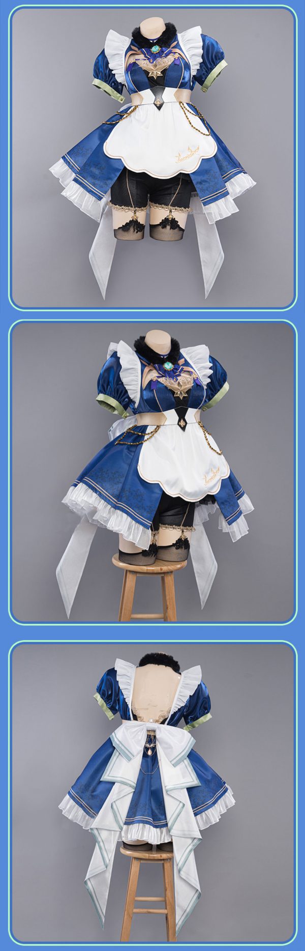 Genshin Impact Sucrose Maid Ver Cosplay Costume - Rehney